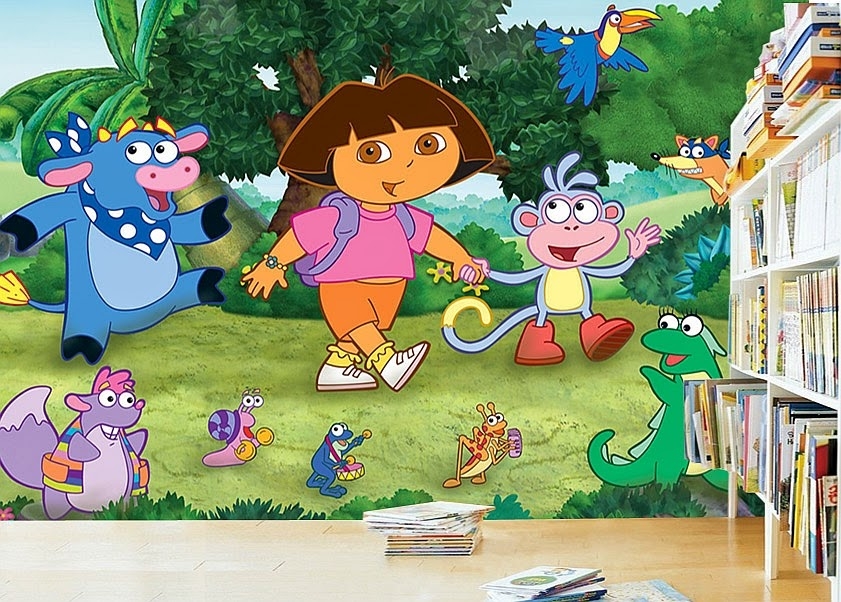 Φωτοταπετσαρία dora the Explorer 1 - Χαρτί Πλαστικοποιημένο | Max | Snif.gr